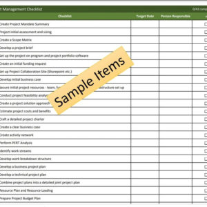 Project management checklist: Never miss an item in a project